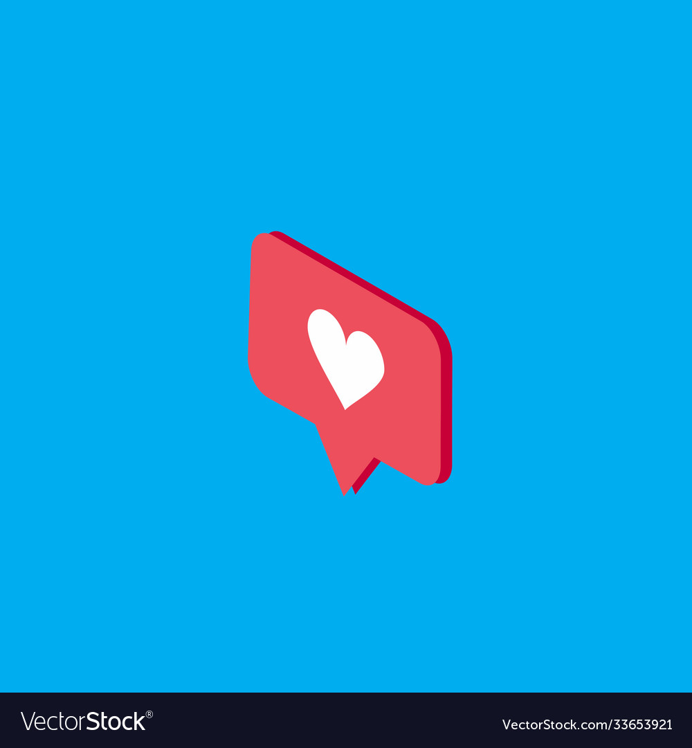 Like isometric template design Royalty Free Vector Image