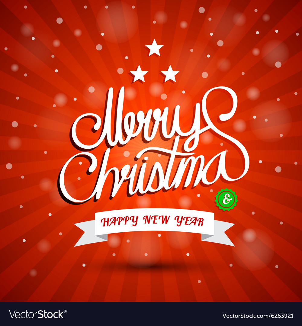 Merry christmas 2 Royalty Free Vector Image - VectorStock