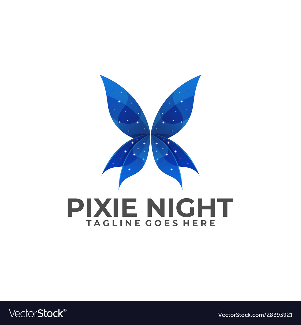 Pixie night template Royalty Free Vector Image
