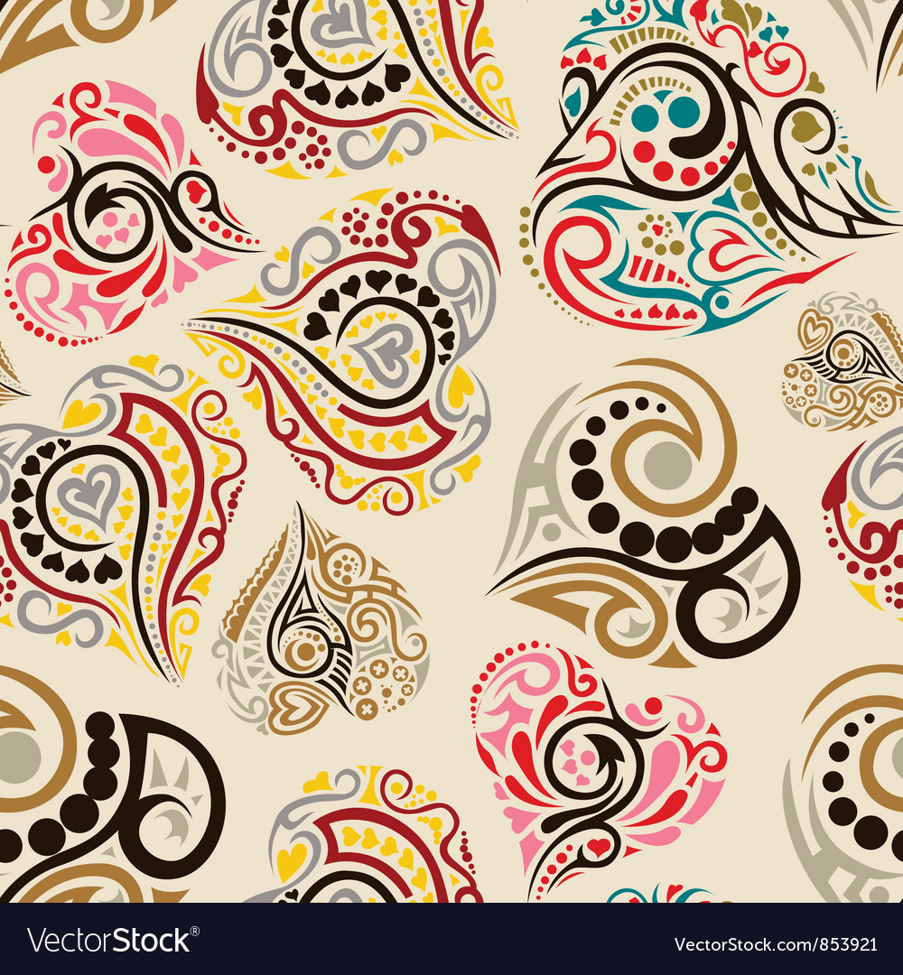 Retro seamless pattern Royalty Free Vector Image