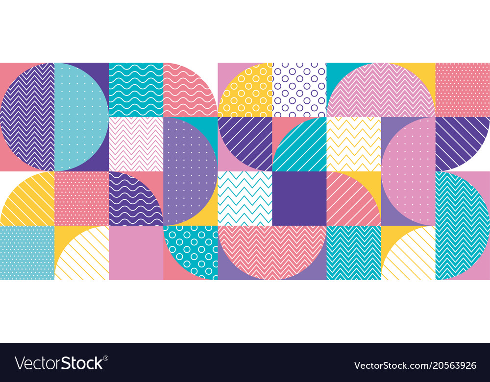 Abstract multicolored geometric pattern Royalty Free Vector