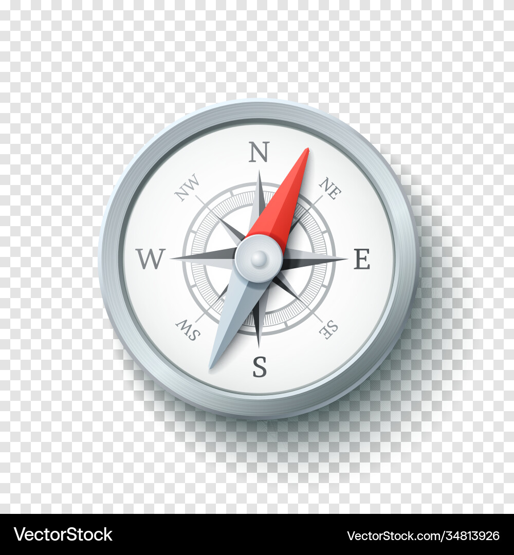 Compass icon tool for traveling tourism science Vector Image