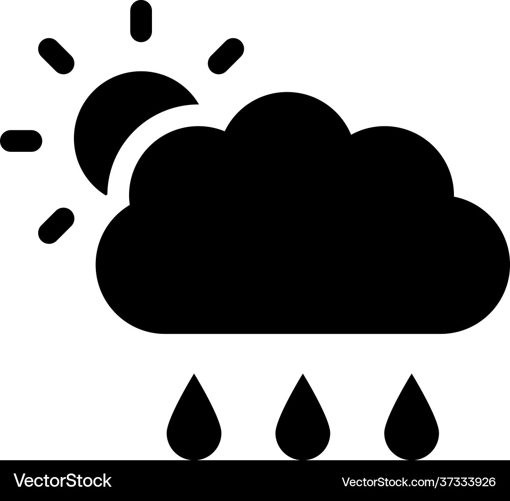 Drizzling Royalty Free Vector Image - VectorStock