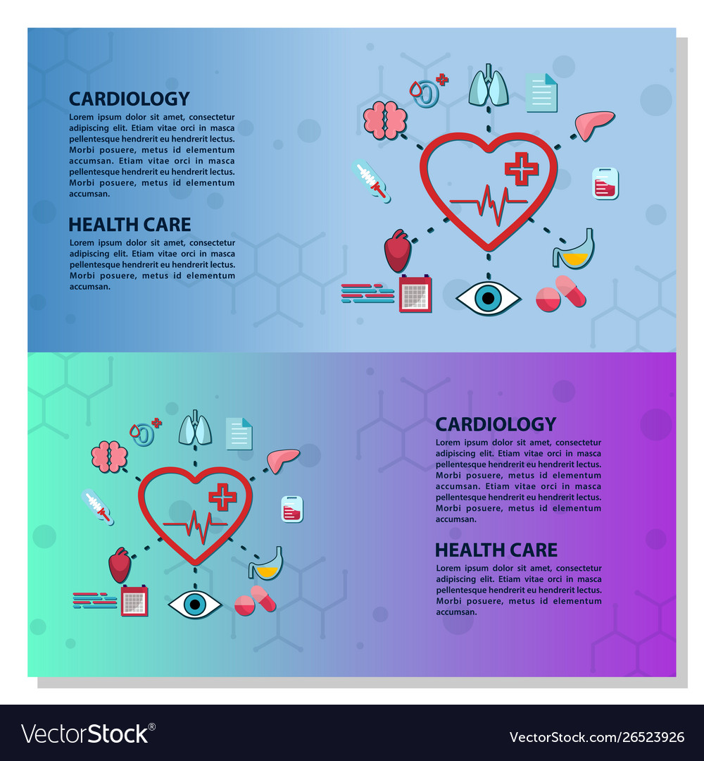 Medical infographic elements data visualization Vector Image