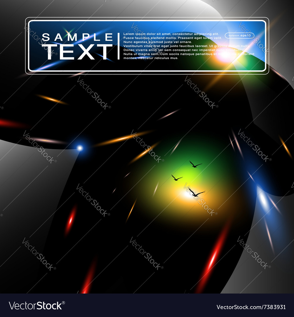 Bright abstract background Royalty Free Vector Image