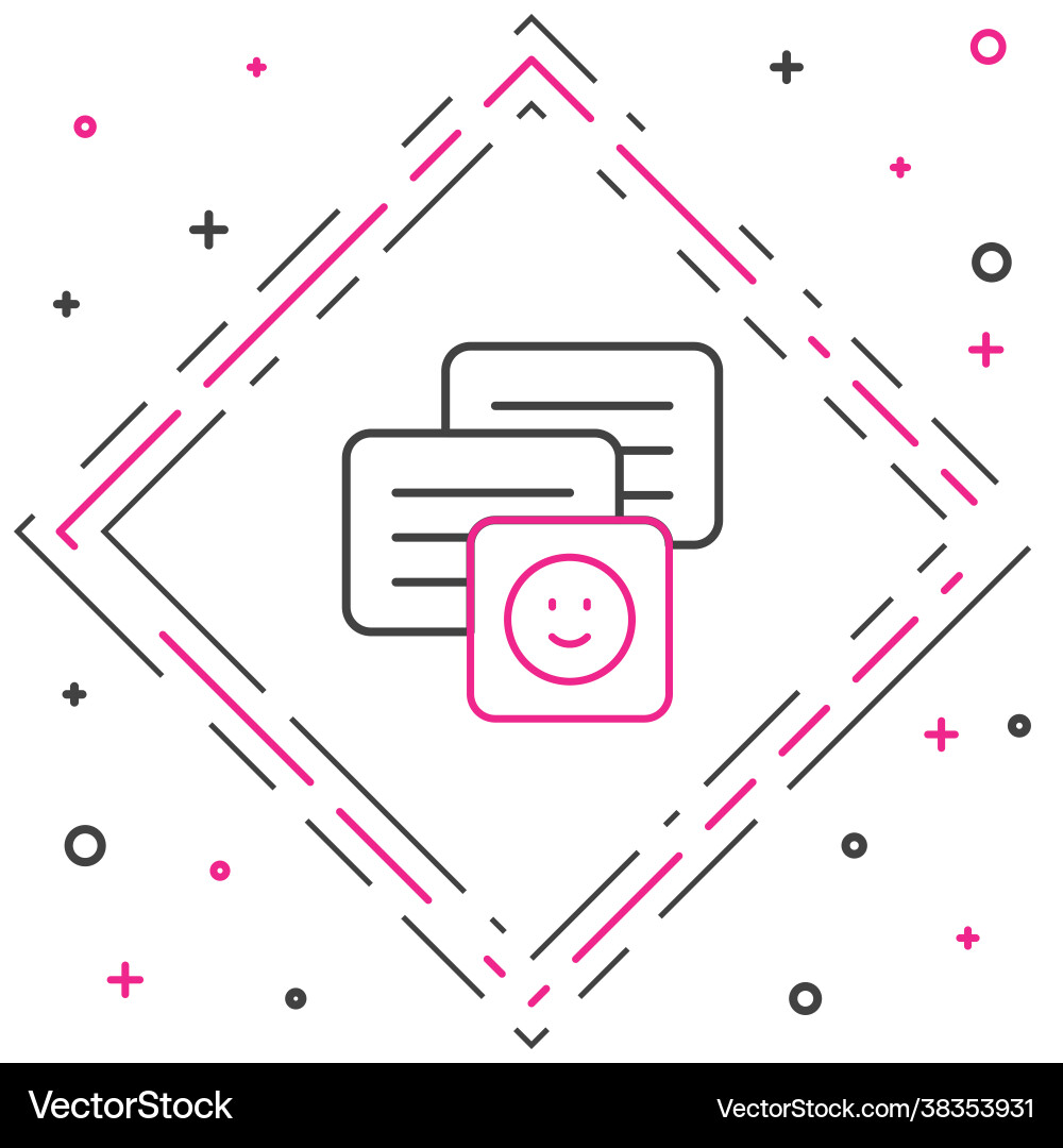 Line new chat messages notification on laptop icon