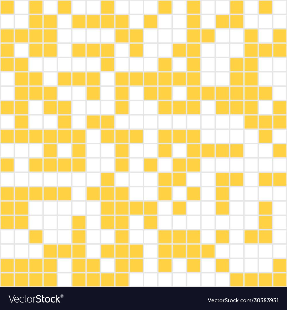 Square yellow seamless pattern Royalty Free Vector Image