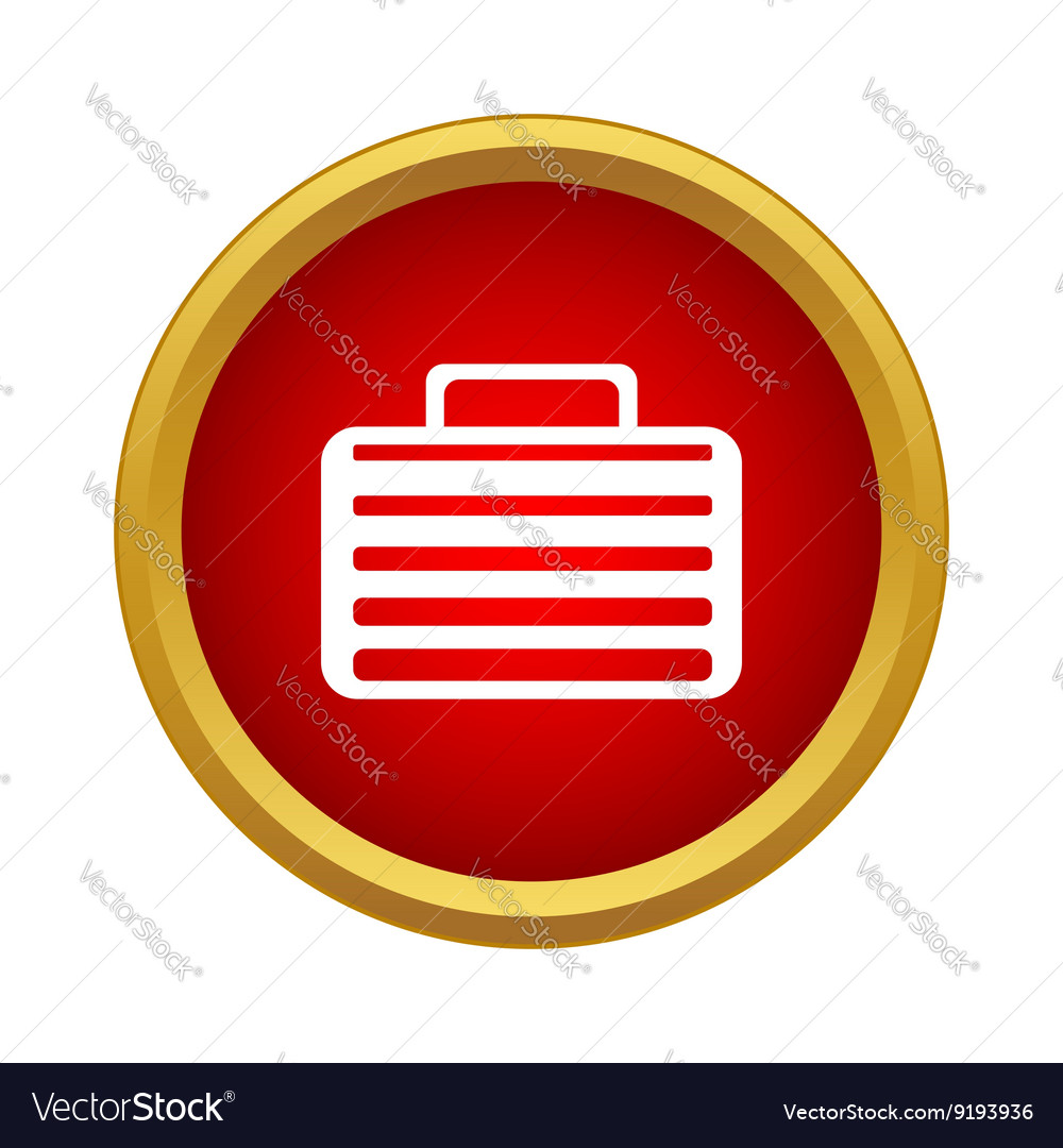 Case icon simple style Royalty Free Vector Image