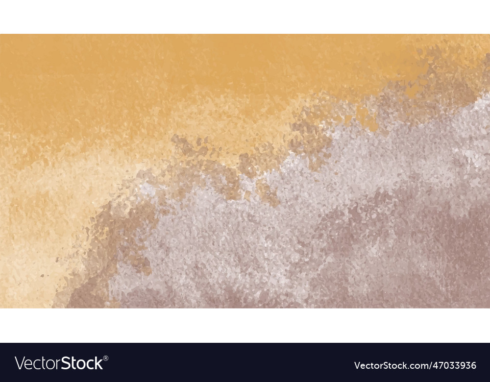 Earth tone watercolor minimal design for text Vector Image