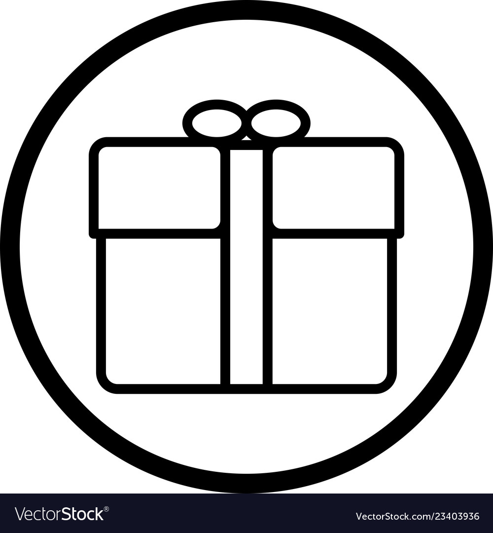 Gift icon Royalty Free Vector Image - VectorStock