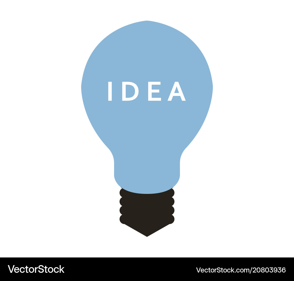 Idea icon Royalty Free Vector Image - VectorStock