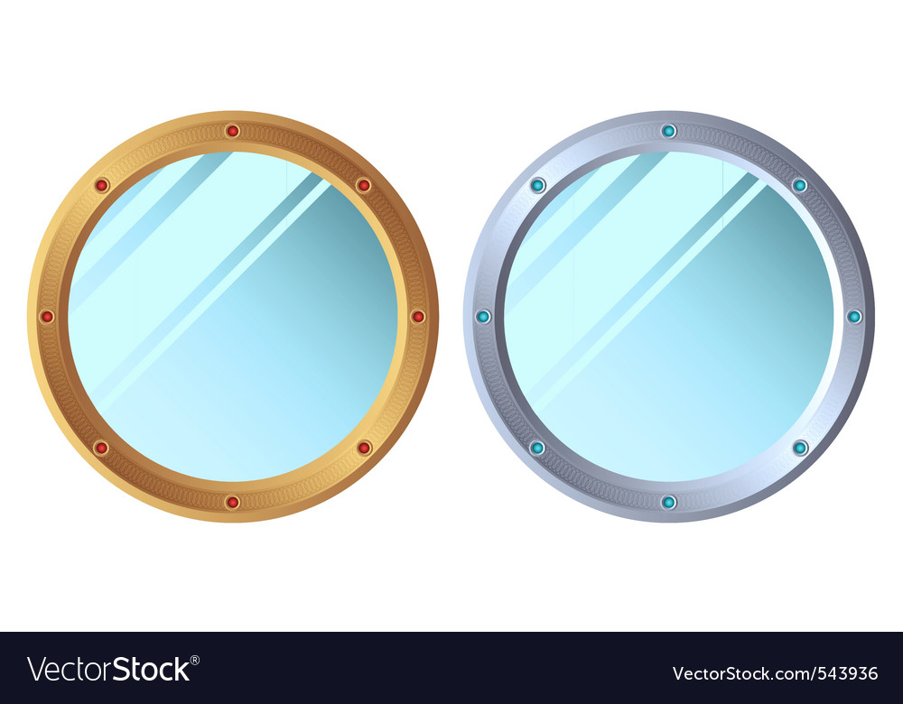 Mirrors Royalty Free Vector Image - VectorStock