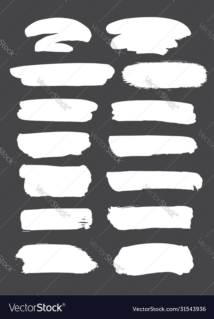 Paint strokes and forms Royalty Free Vector Image