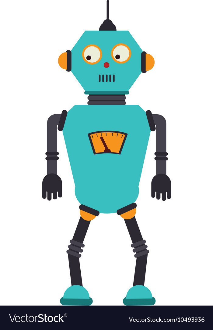 Robot technology future innovation Royalty Free Vector Image