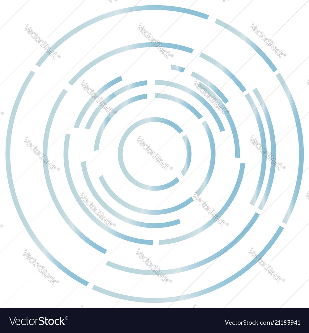 Circle maze style background Royalty Free Vector Image
