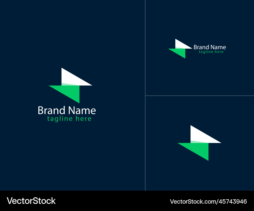 Company logo design templates - brand Royalty Free Vector