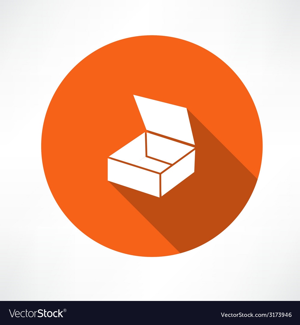 Empty box icon Royalty Free Vector Image - VectorStock