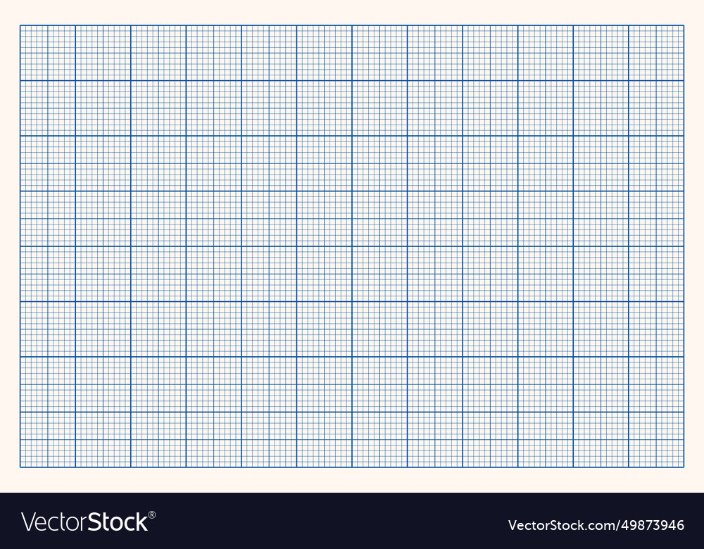 Millimeter graph paper grid abstract squared Vector Image