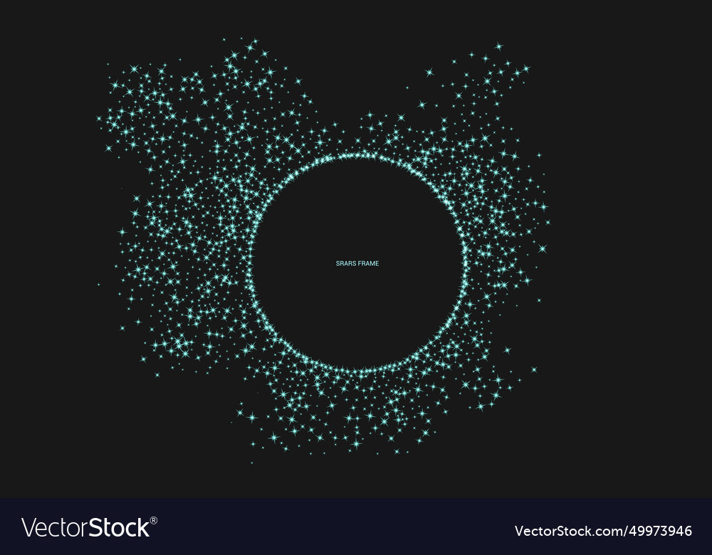 Starry retro backdrop Royalty Free Vector Image