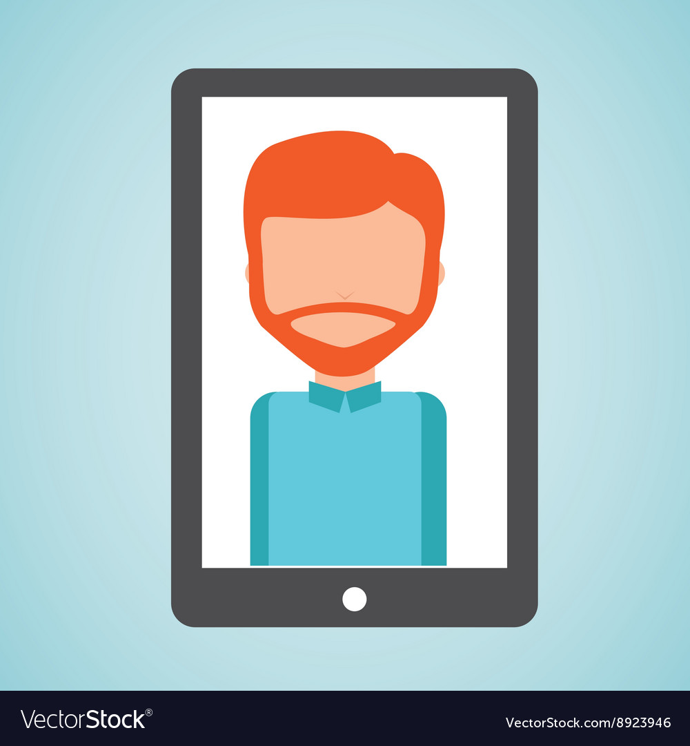 User smartphone design Royalty Free Vector Image