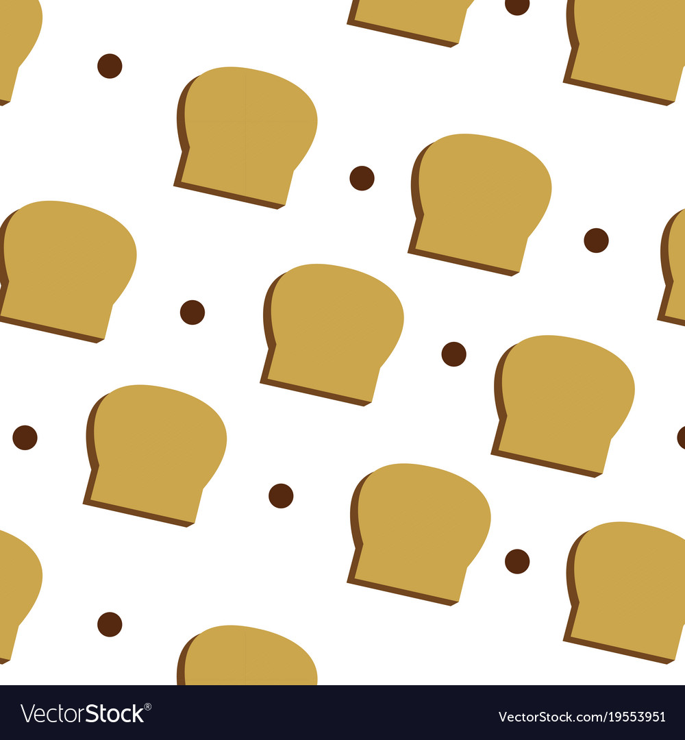Bread background design Royalty Free Vector Image