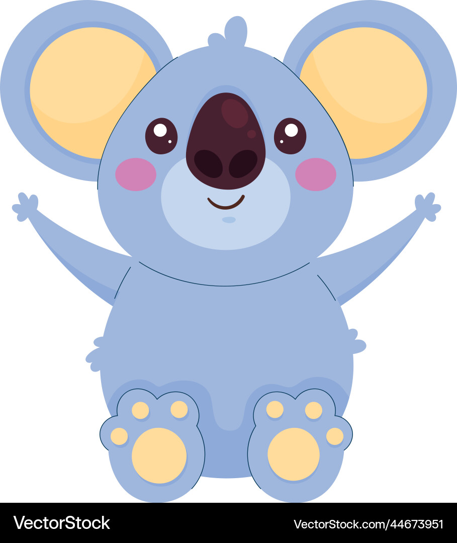 Koala traditional australian animal Royalty Free Vector