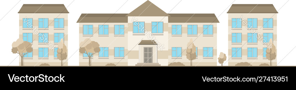 Traditional houses set Royalty Free Vector Image