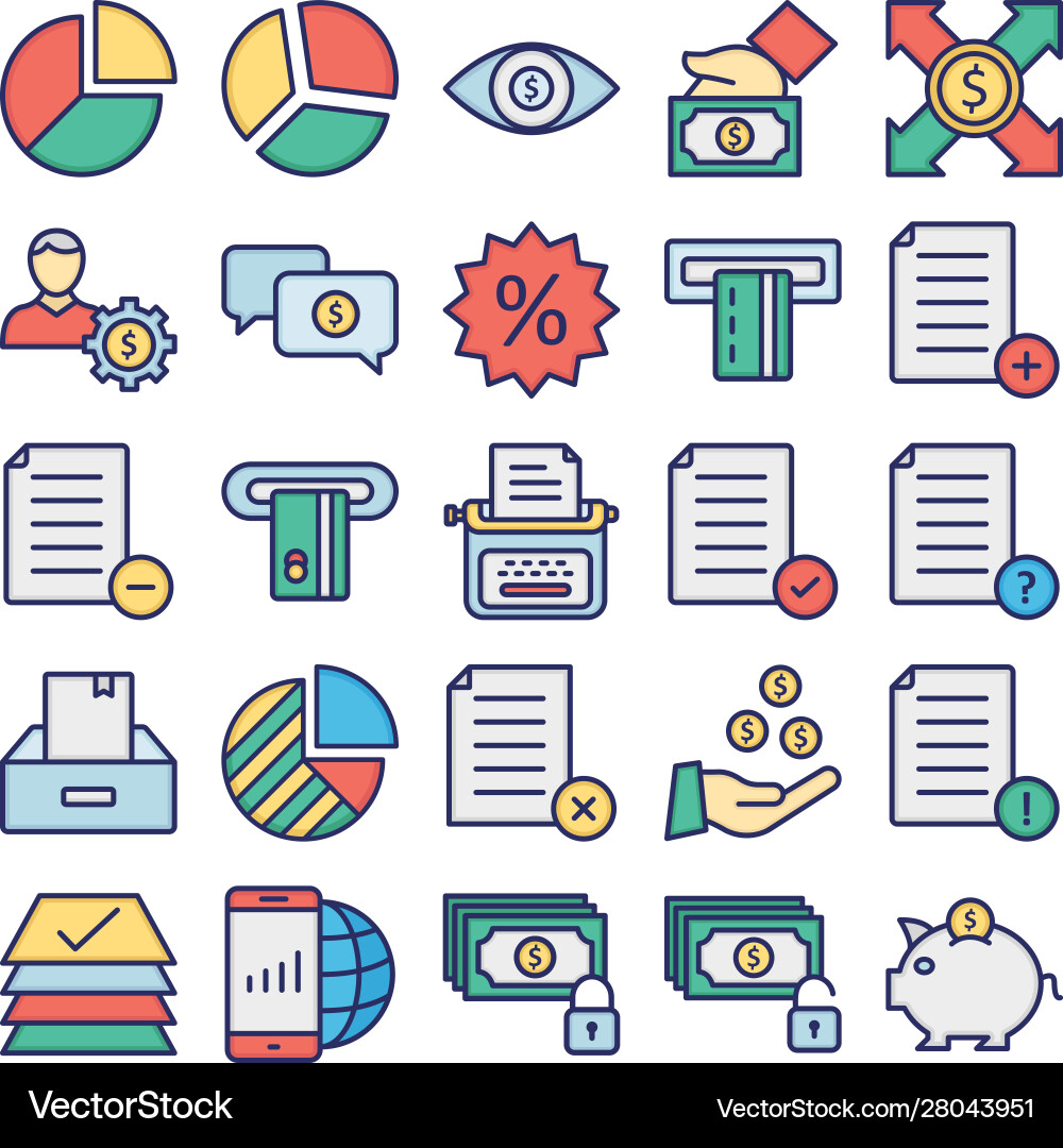 We are up with trade icon these ico Royalty Free Vector