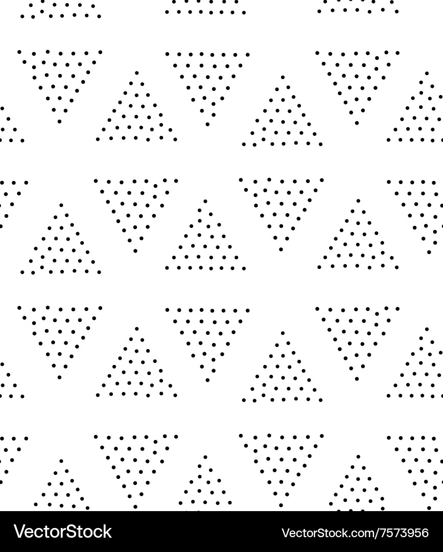 Geometric seamless dots pattern Royalty Free Vector Image