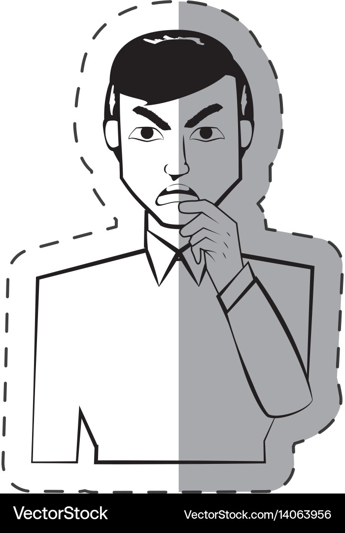 Man people male character Royalty Free Vector Image