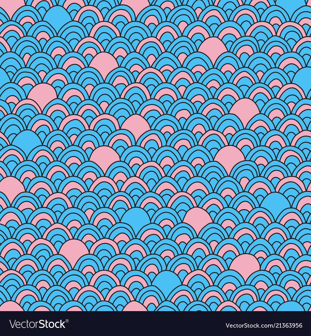 Seamless wave pattern Royalty Free Vector Image
