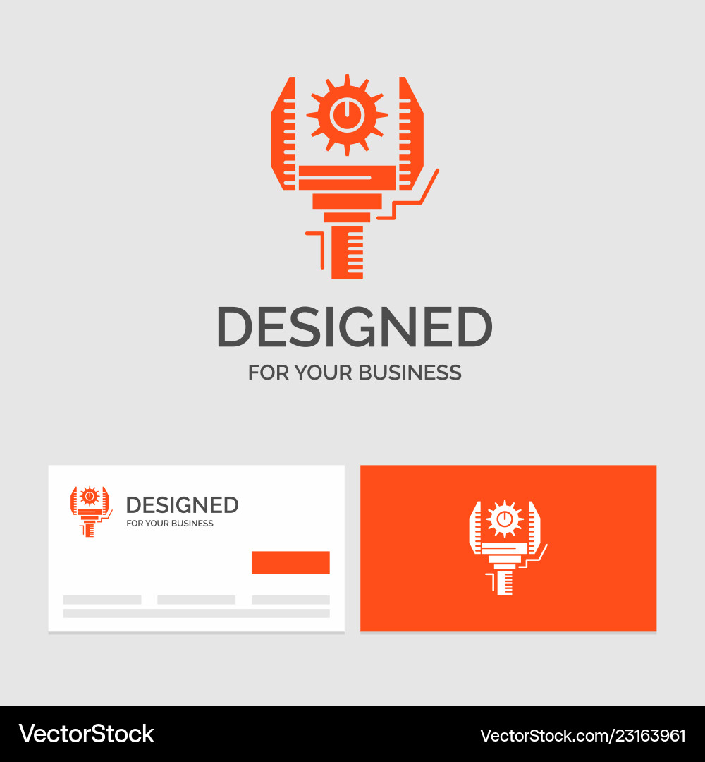 Business logo template for automation industry Vector Image