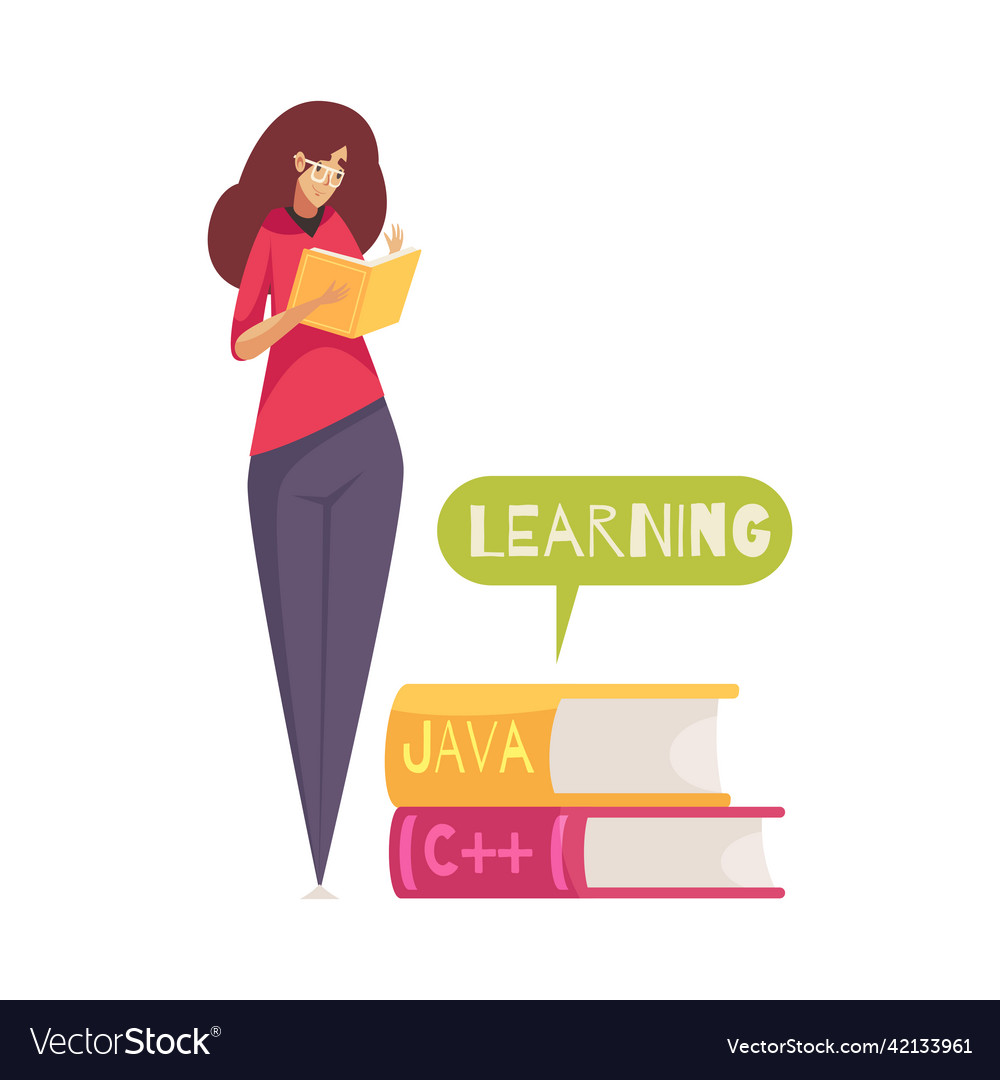 Programmer education icon Royalty Free Vector Image