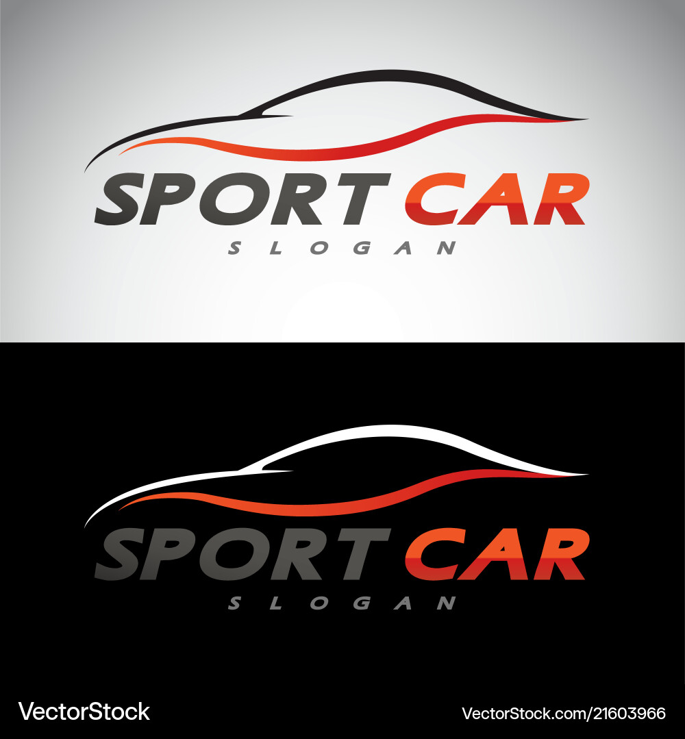 Abstract car design concept automotive topics Vector Image