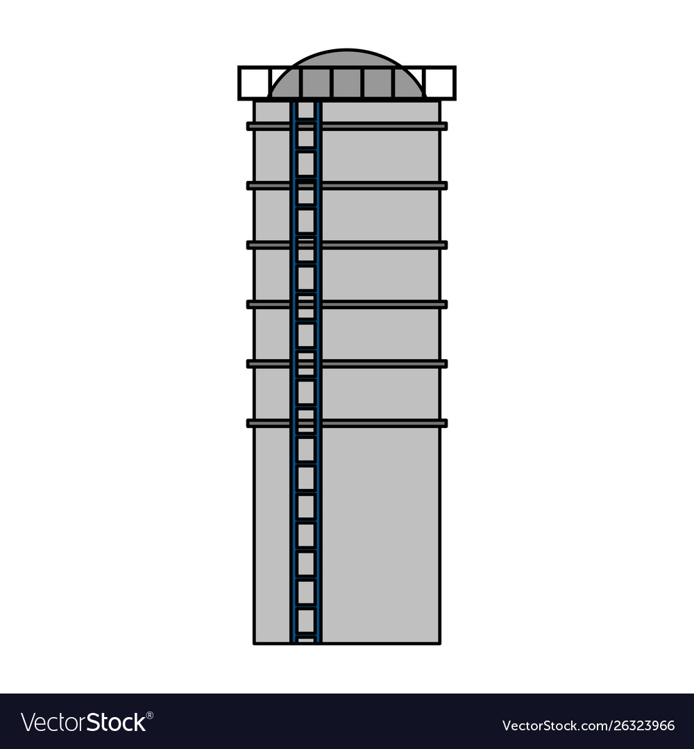 Oil refinery gas factory cartoon Royalty Free Vector Image Oil refinery gas factory cartoon Royalty Free Vector Image