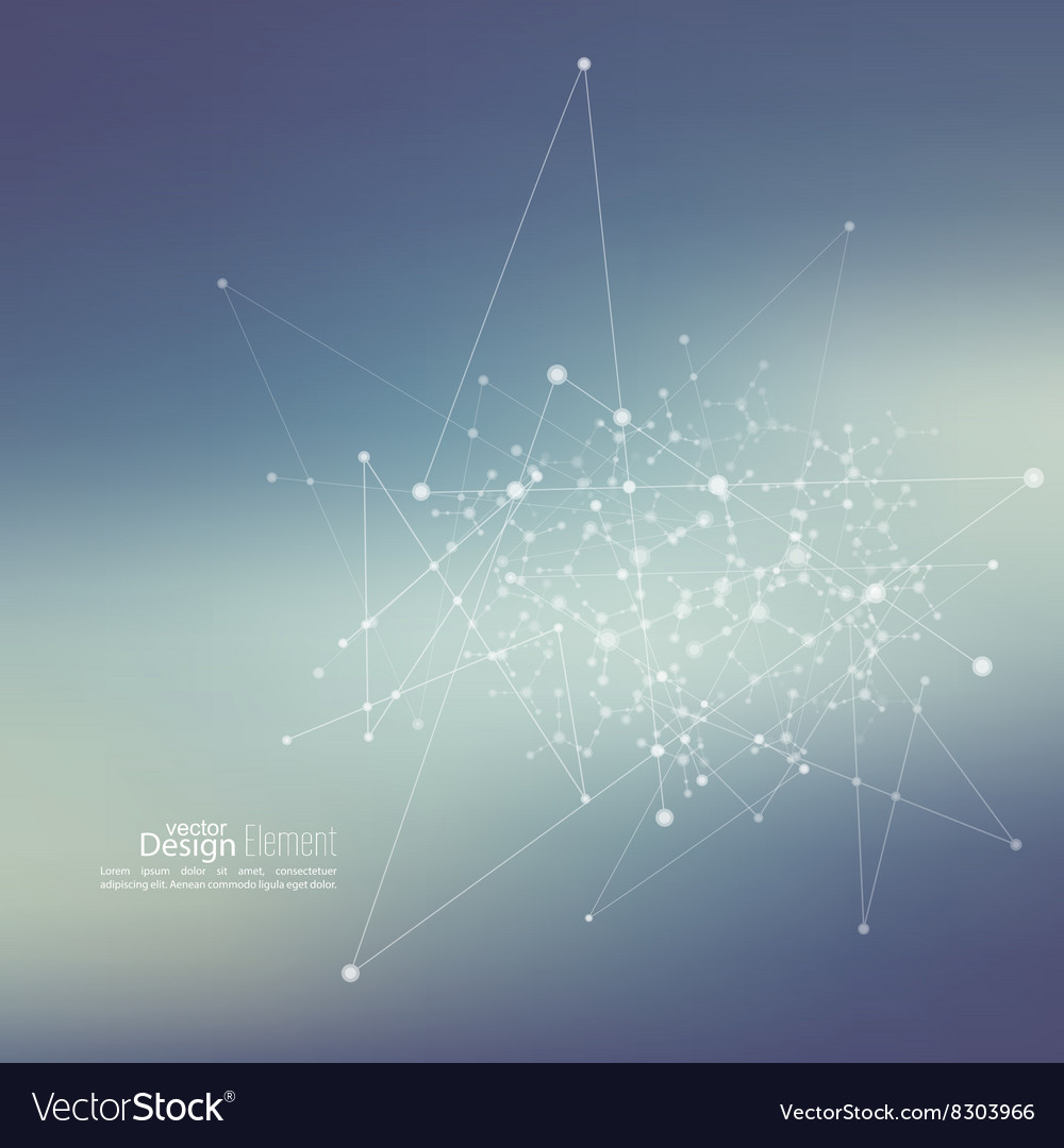 Virtual abstract background Royalty Free Vector Image