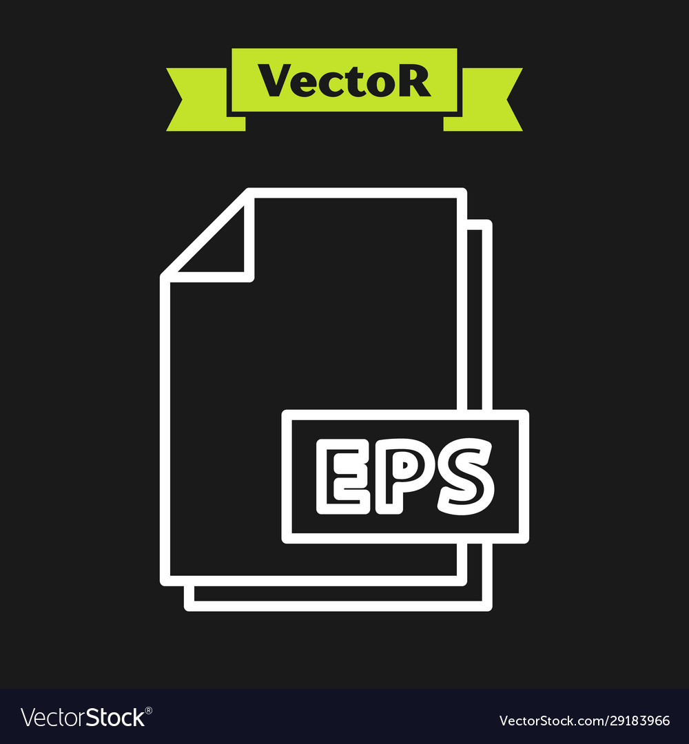 White line eps file document download eps button Vector Image White line eps file document download eps button Vector Image
