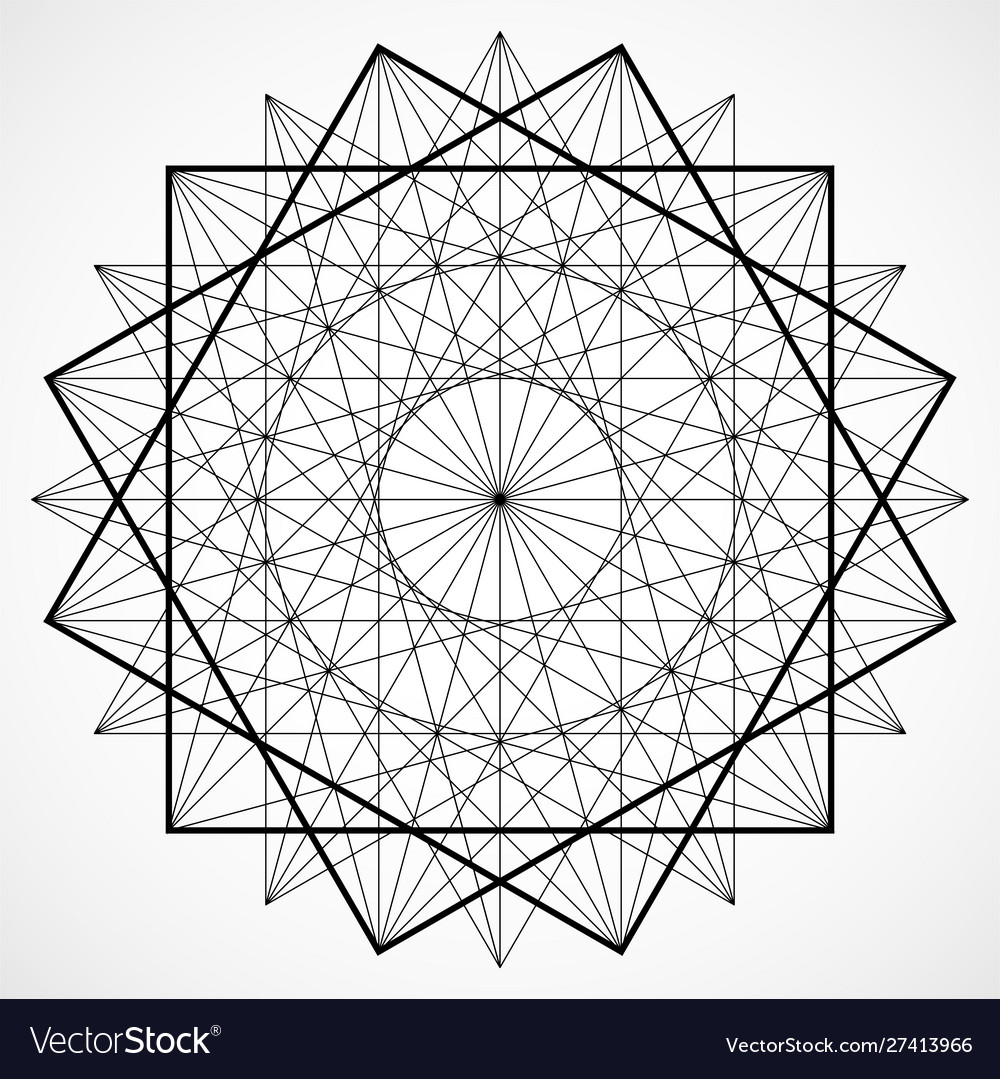 Wireframe polygonal element geometric Royalty Free Vector