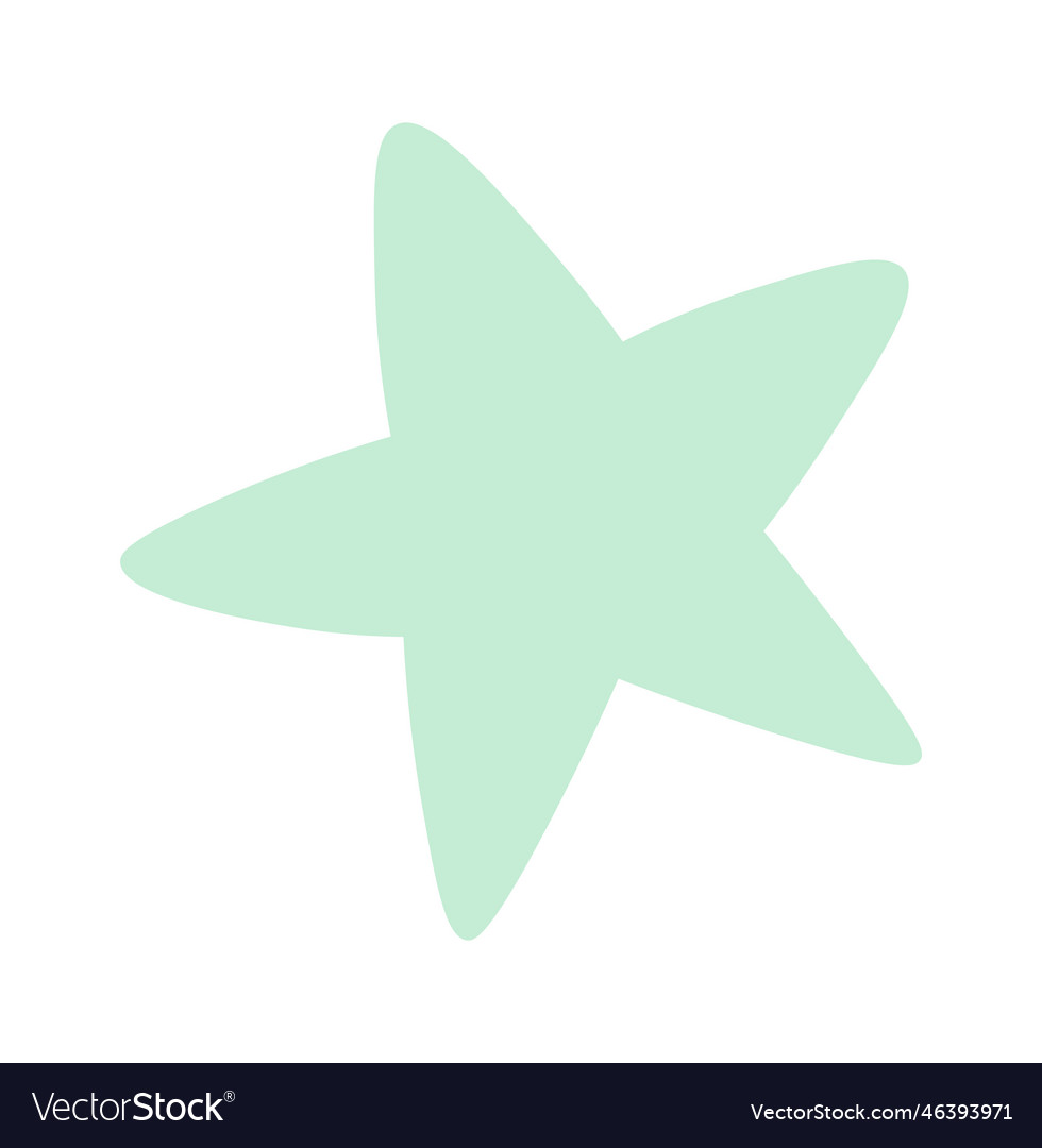 Abstract star shape design element Royalty Free Vector Image