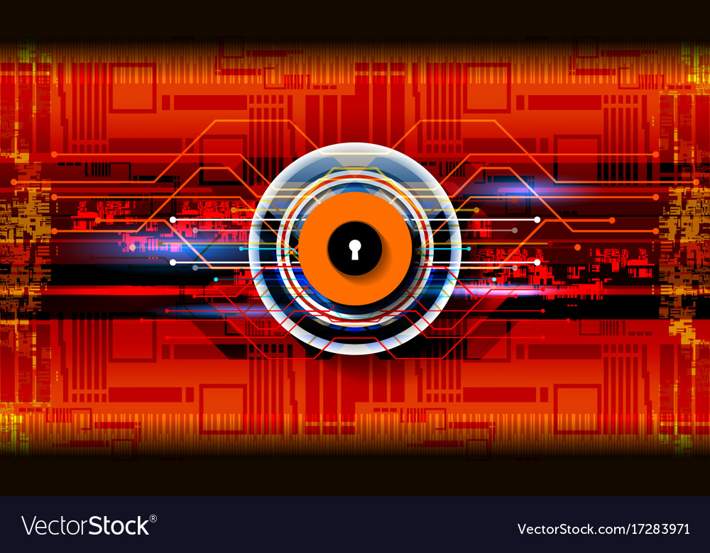 Cyber digital technology concept Royalty Free Vector Image