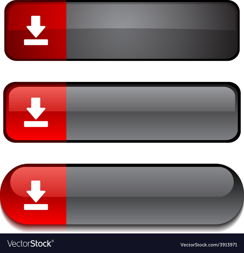 Download button set Royalty Free Vector Image - VectorStock