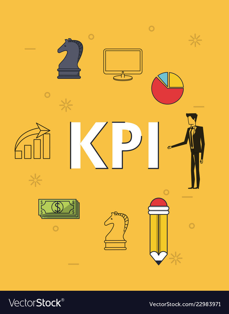 Key performance indicator Royalty Free Vector Image