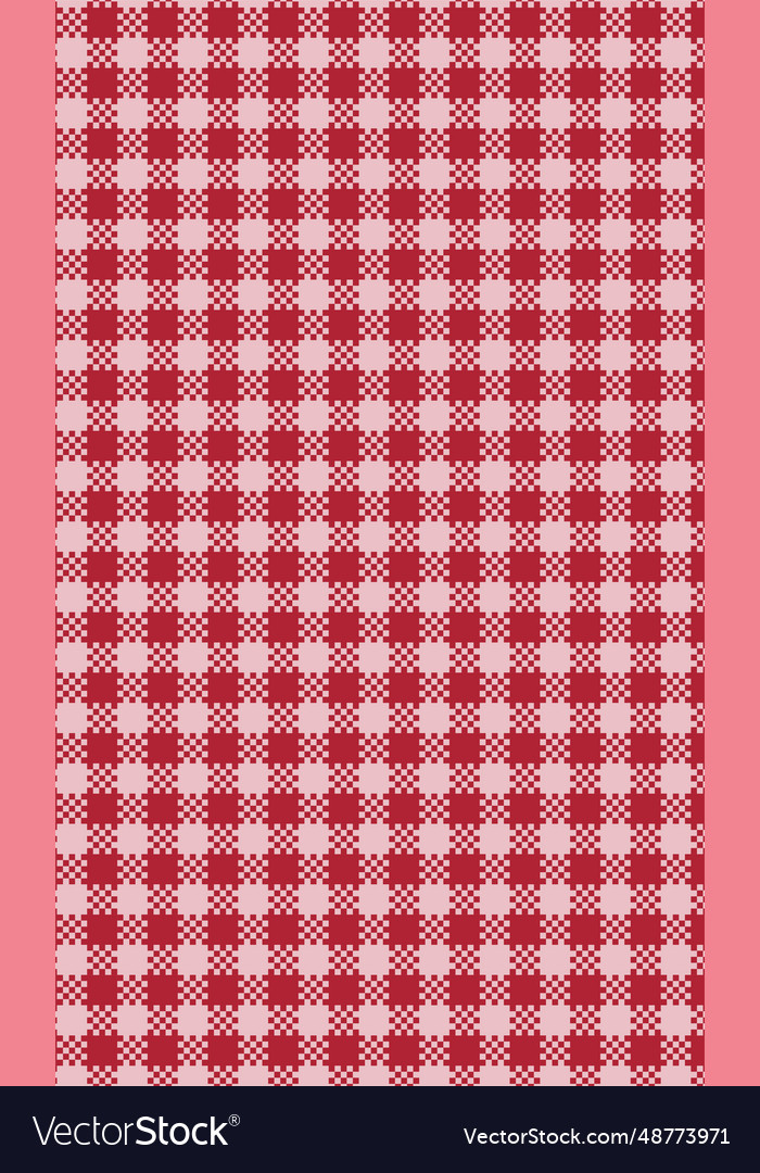 Plaid pattern seamless fabric texture Royalty Free Vector