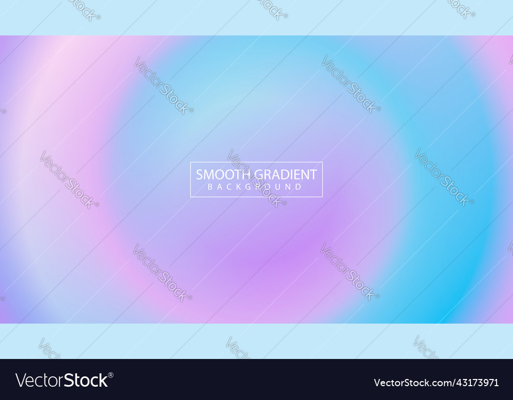 Smooth gradient background with soft colors Vector Image