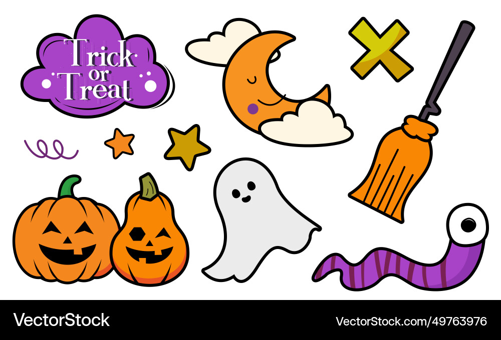 Cartoon halloween design Royalty Free Vector Image