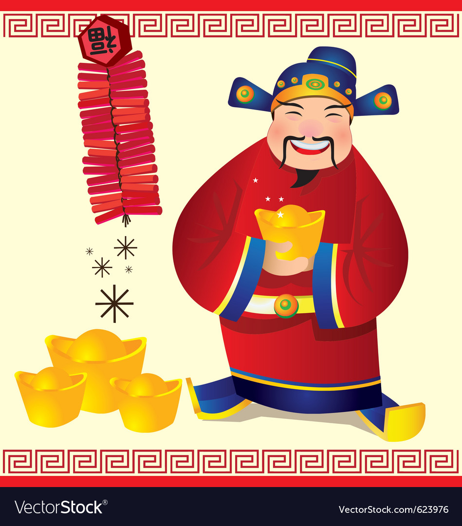 Chinese Cartoon Characters Vector Set Vector Characters