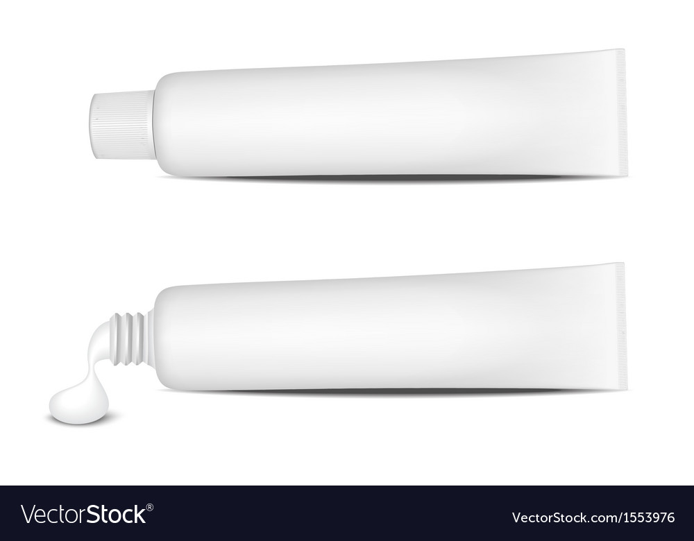Toothpaste tube Royalty Free Vector Image - VectorStock