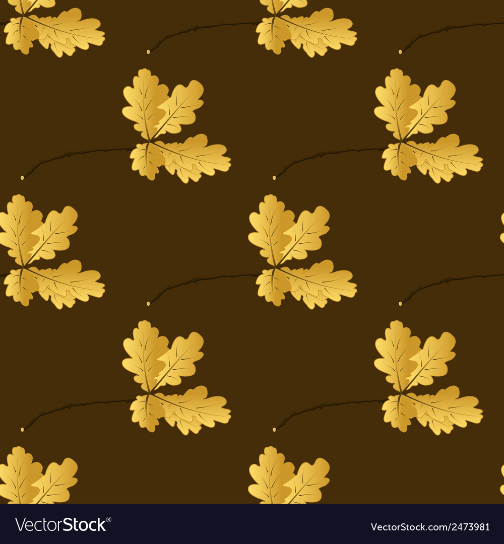 Autumn seamless pattern Royalty Free Vector Image