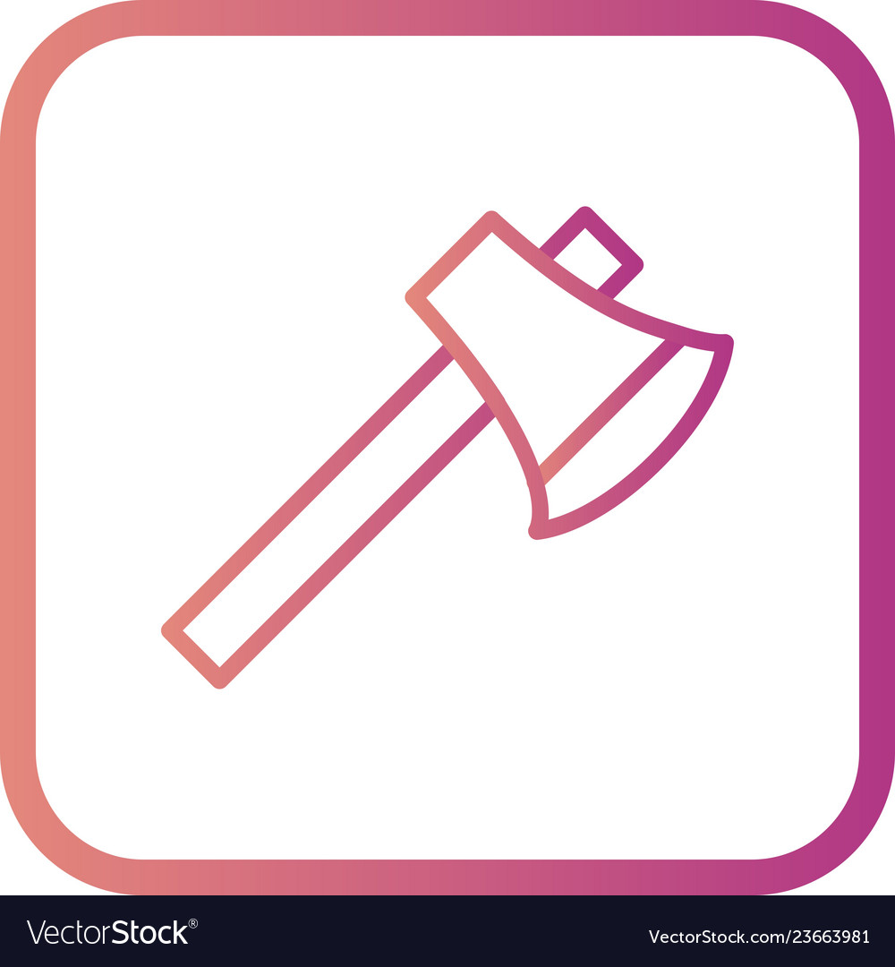 Axe icon Royalty Free Vector Image - VectorStock