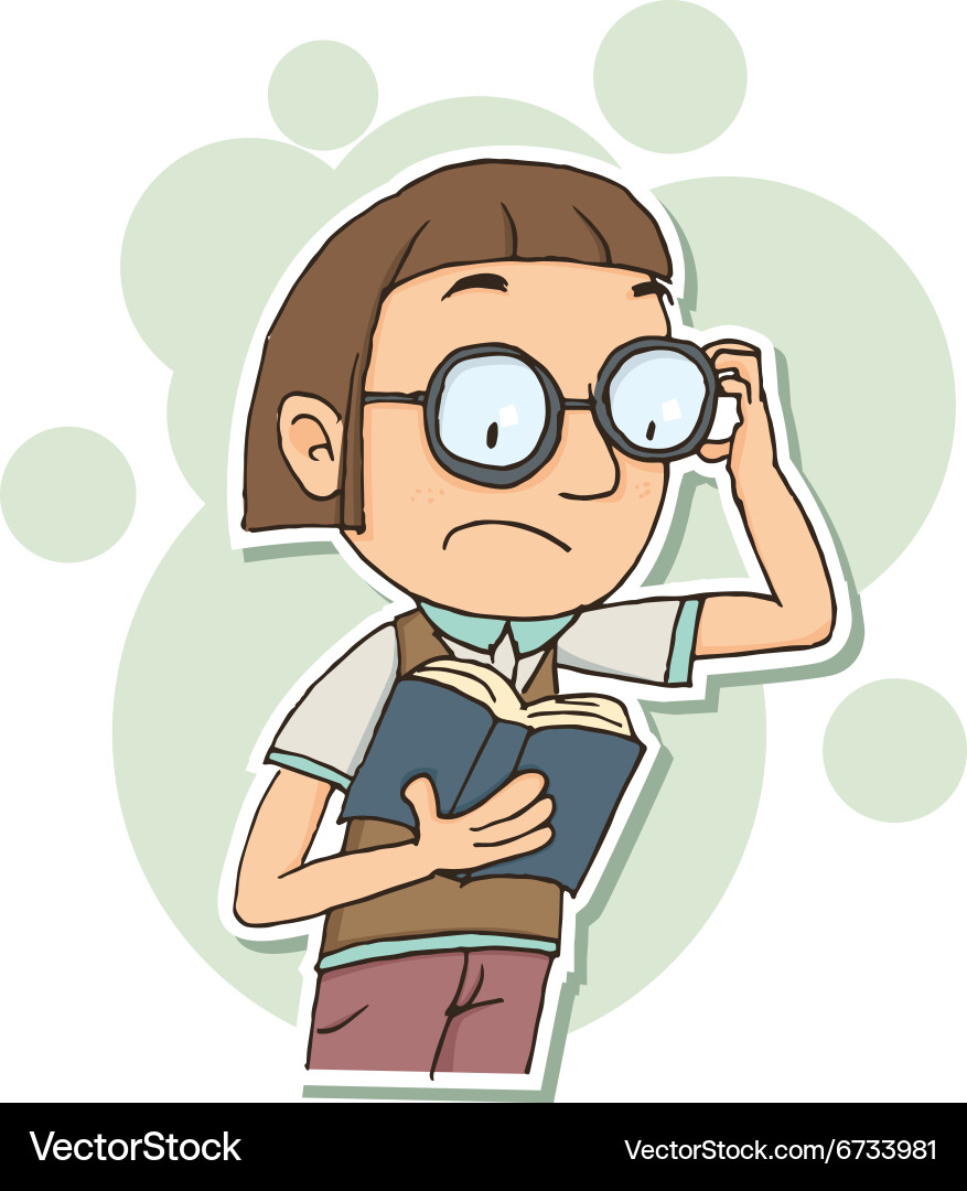 Nerdy boy Royalty Free Vector Image - VectorStock